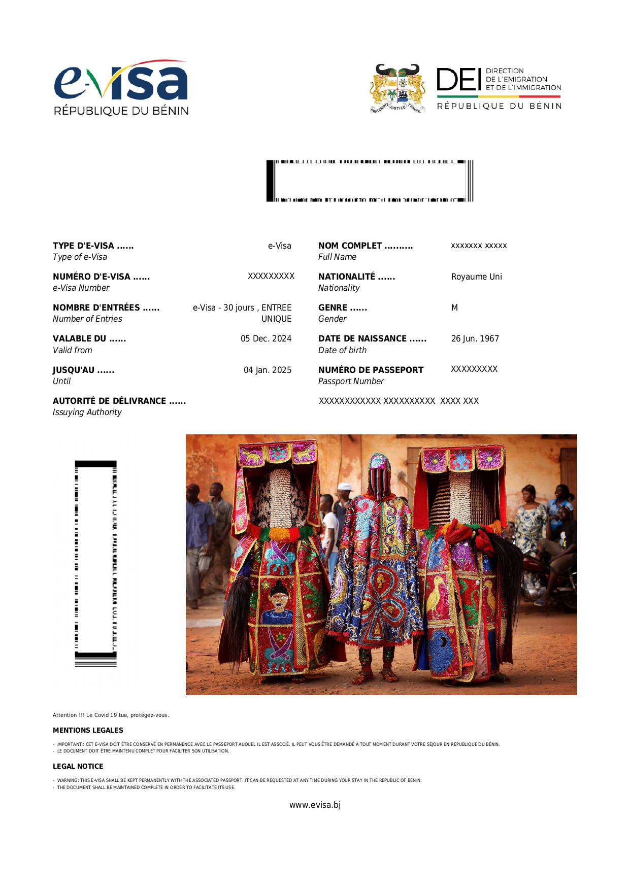 Benin Visa Passport & Document RequirementsBenin Visa Passport ...